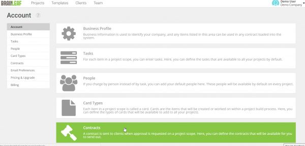 Contracts - BrainLeaf Knowledge BaseBrainLeaf Knowledge Base