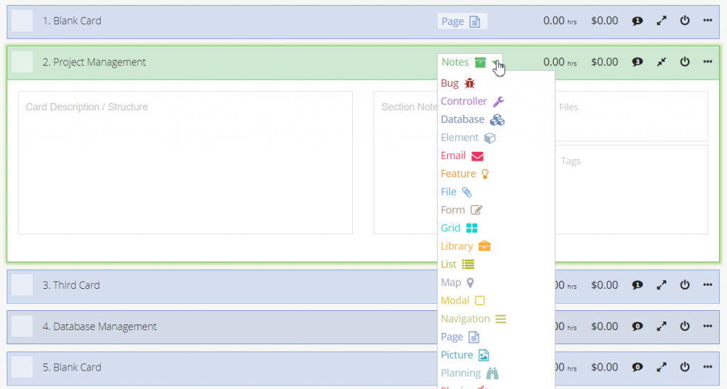 Card Types: Create, Edit, Delete - BrainLeaf Knowledge BaseBrainLeaf Knowledge Base