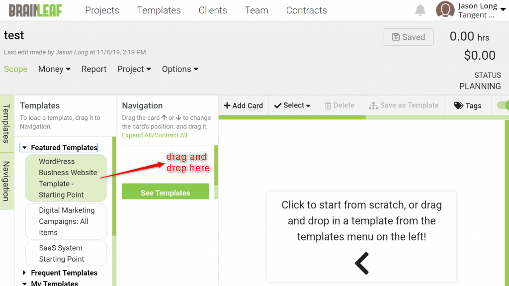 Starting a New Project in Brainleaf - BrainLeaf Knowledge BaseBrainLeaf Knowledge Base