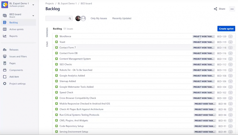 How to Export Projects to JIRA - BrainLeaf Knowledge BaseBrainLeaf Knowledge Base