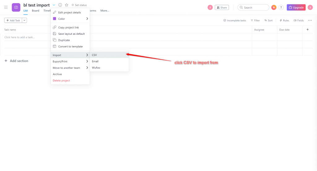 Exporting To Asana - BrainLeaf Knowledge BaseBrainLeaf Knowledge Base